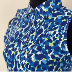 Coby Stevens | Tops | Cs Ladies Sleeveless Leopard Print Polo | Poshmark